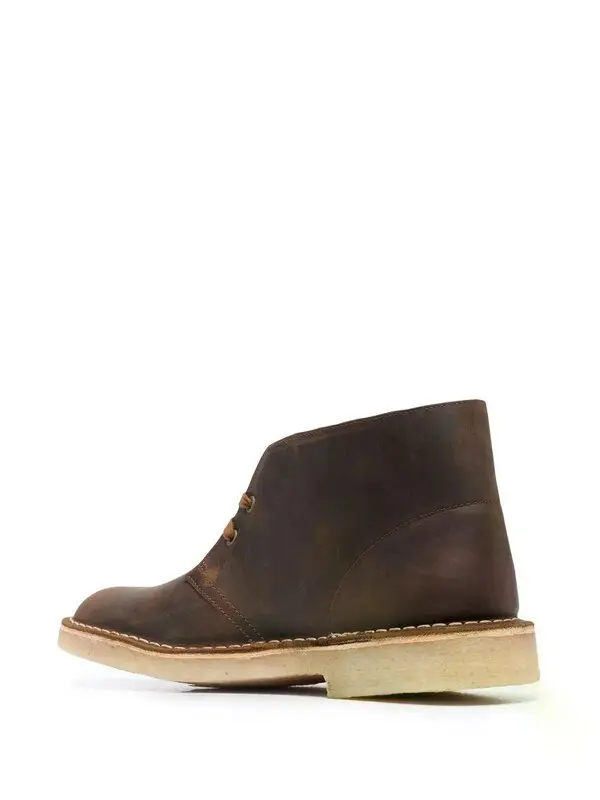 Clarks Leather Desert Boots - Brown