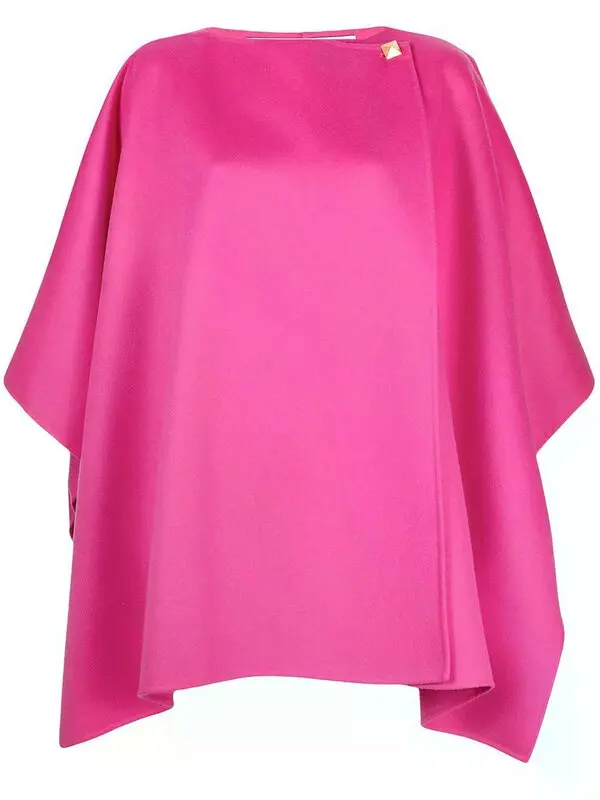 Valentino Garavani Draped Button Cape