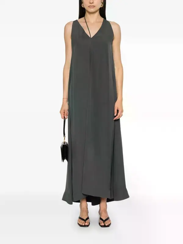 TOTEME A-line Maxi Dress - Grey