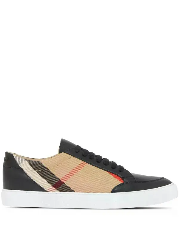 Burberry House Check Print Lace-up Sneakers
