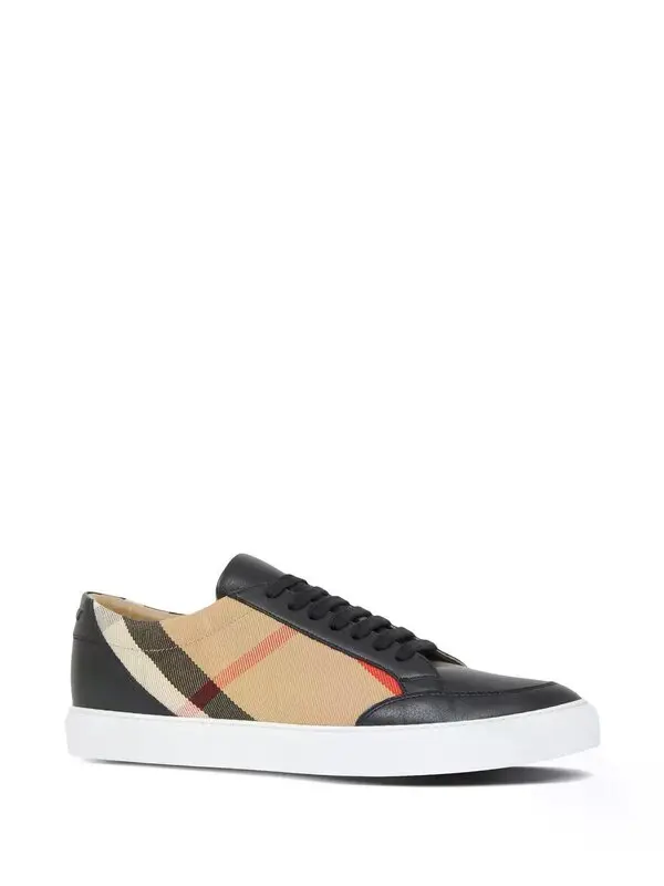 Burberry House Check Print Lace-up Sneakers