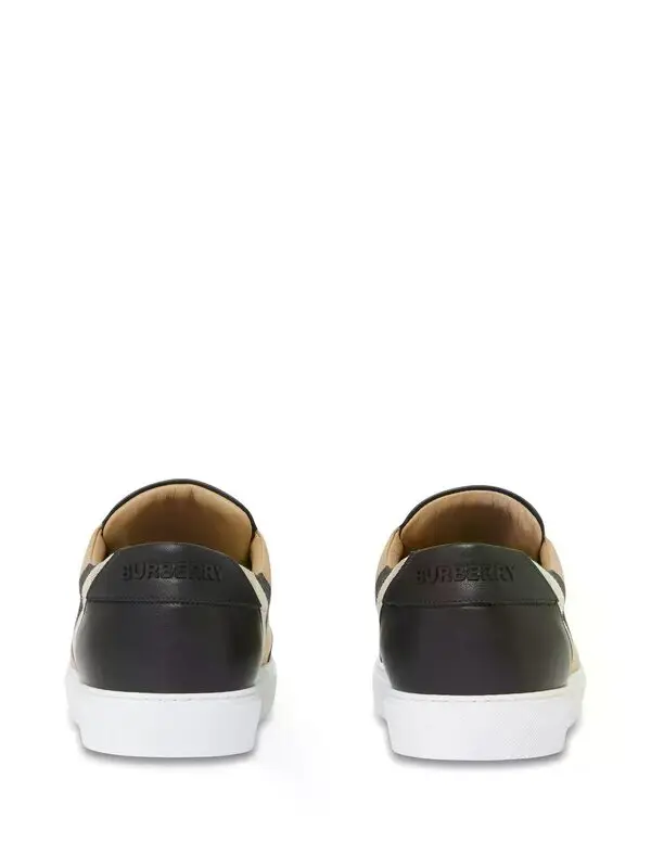 Burberry House Check Print Lace-up Sneakers