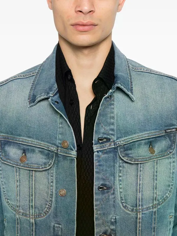 TOM FORD Denim Jacket - Blue