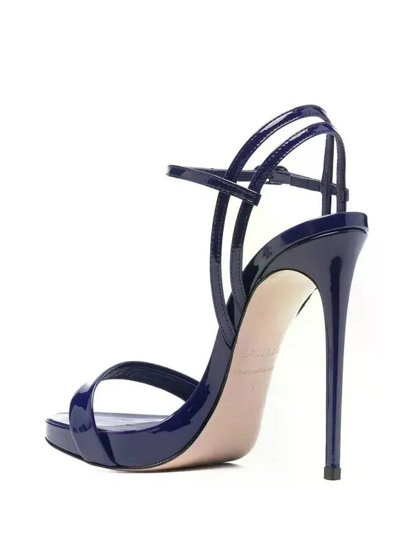 LE SILLA Gwen 120mm Patent Leather Sandals
