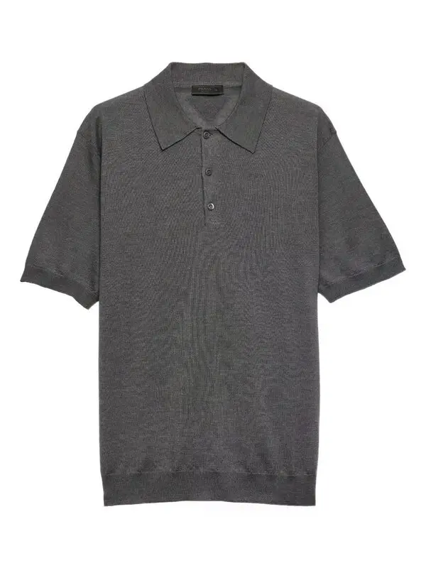 Prada Knitted Polo Shirt