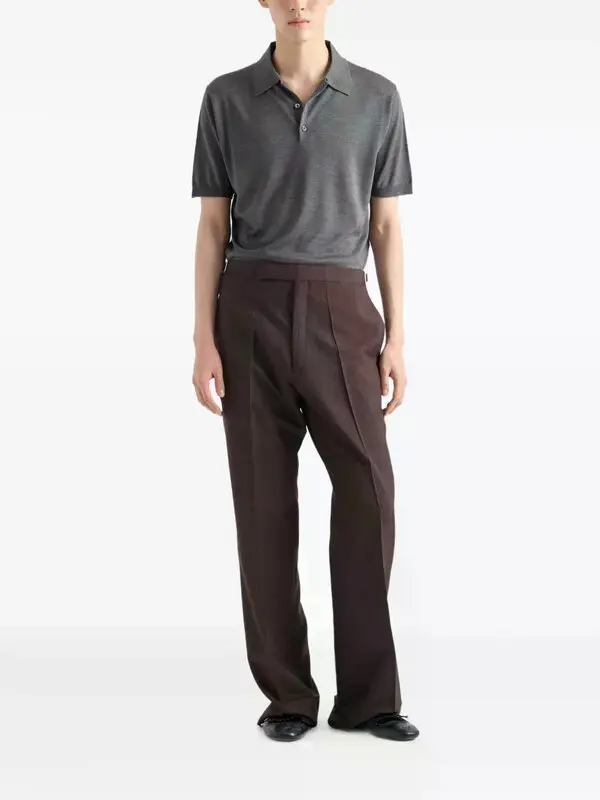 Prada Knitted Polo Shirt