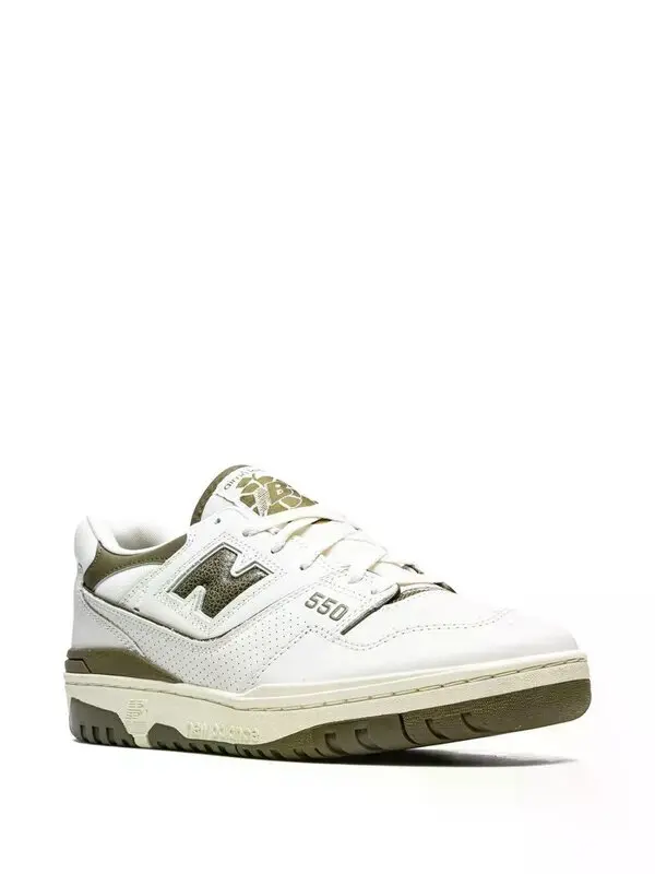 NEW BALANCE X Aimé Leon Dore 550 Olive Sneakers - White