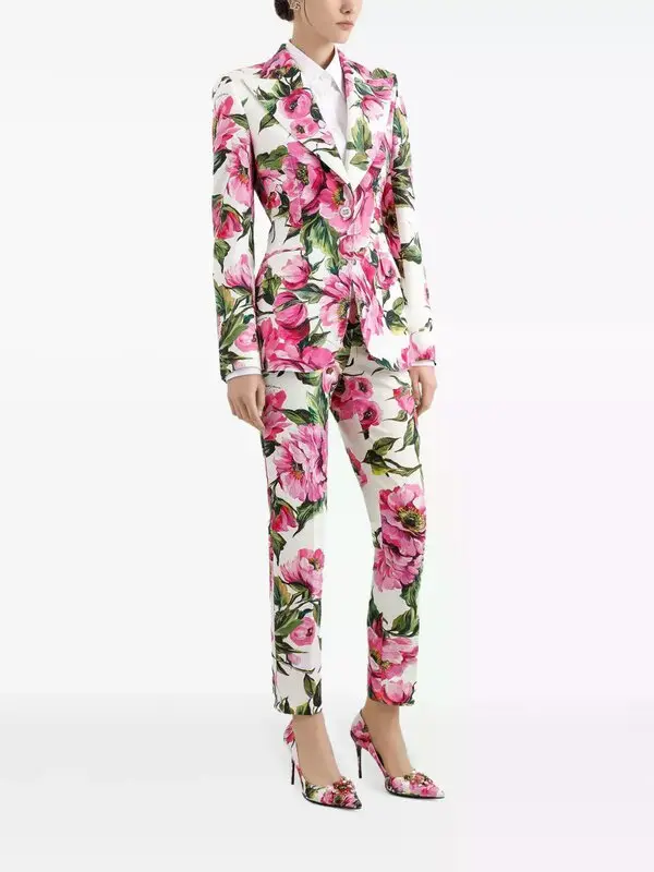Dolce & Gabbana Floral-print Trousers