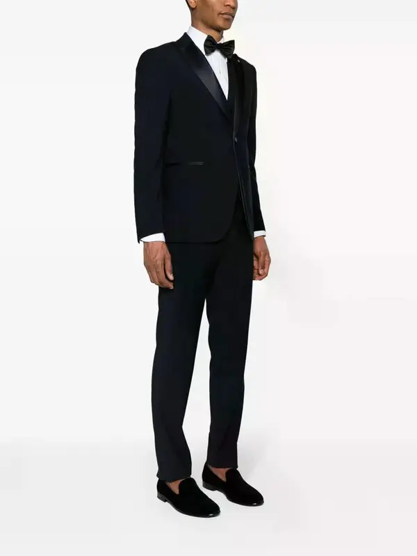 Tagliatore Three-piece Virgin Wool Suit - Blue