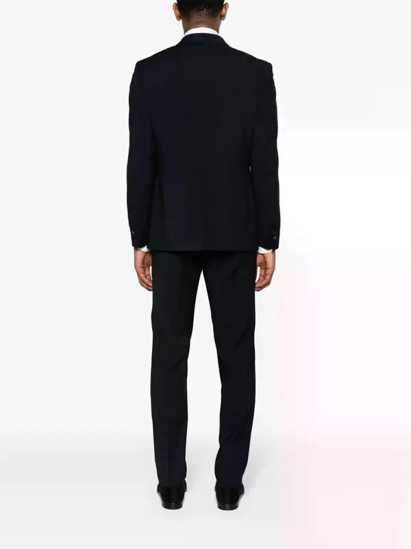 Tagliatore Three-piece Virgin Wool Suit - Blue