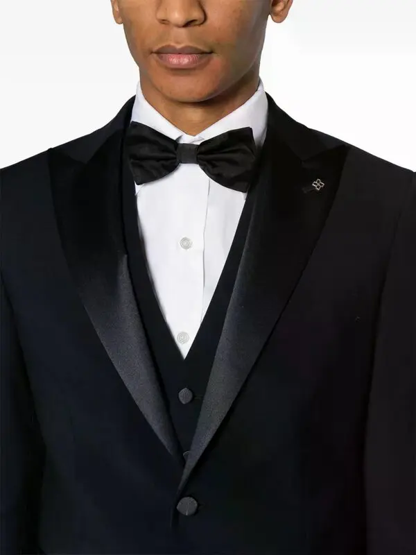 Tagliatore Three-piece Virgin Wool Suit - Blue
