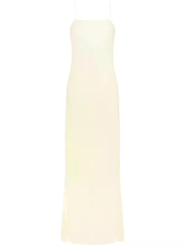 Jacquemus La Robe Brezza Slip Dress - Yellow