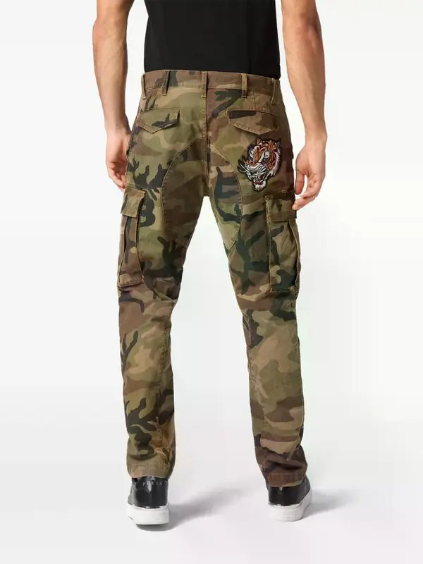 Philipp Plein Camouflage Cargo Trousers