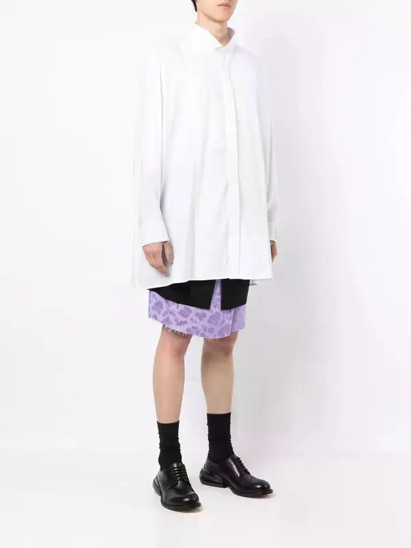 Raf Simons Logo-patch Button-up Shirt