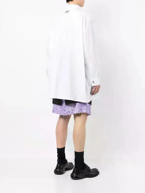 Raf Simons Logo-patch Button-up Shirt