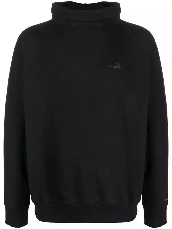 032C Roll-neck Logo-print Sweatshirt