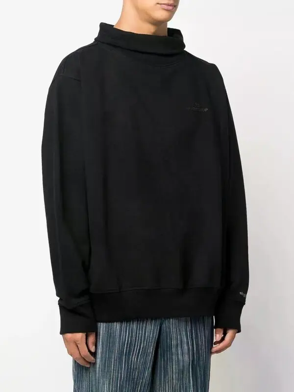 032C Roll-neck Logo-print Sweatshirt