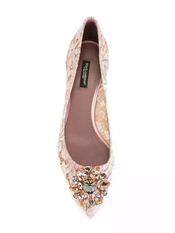 Dolce & Gabbana Bellucci Rainbow Lace Pumps - Pink