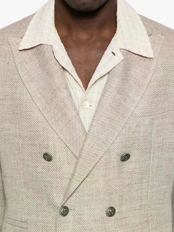 Brunello Cucinelli Double-breasted Peak-lapel Blazer