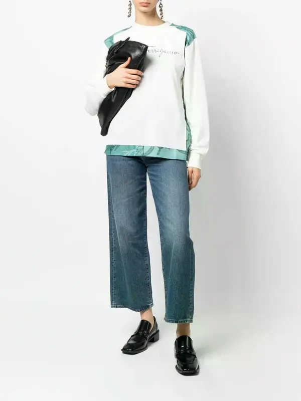 FERRAGAMO Embroidered Logo Sweatshirt