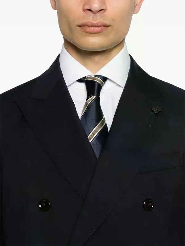LARDINI Virgin-wool Suit - Blue