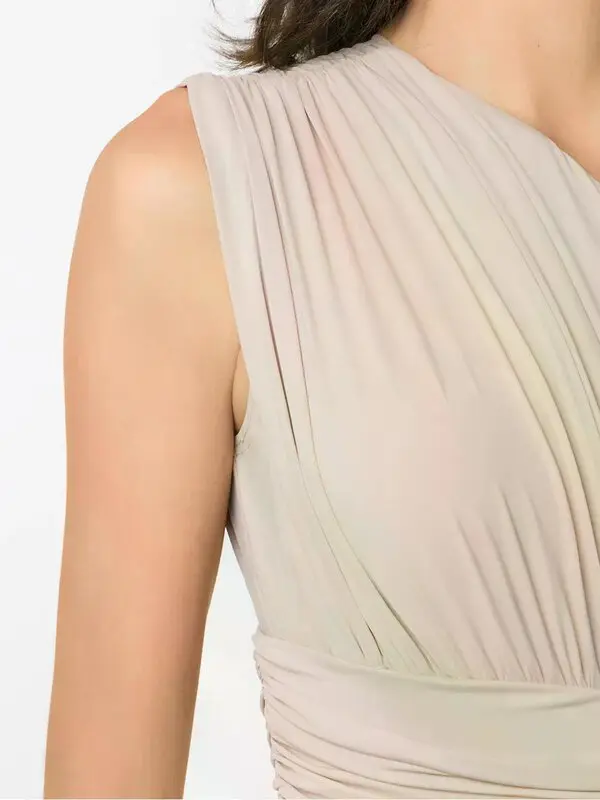 AMIR SLAMA Ruched Panel Body Top