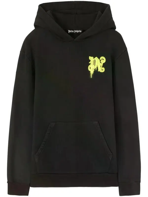 Palm Angels Thinking Pencil Cotton Hoodie