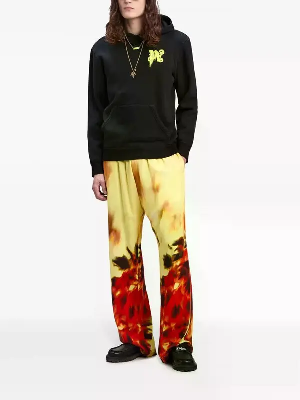 Palm Angels Thinking Pencil Cotton Hoodie