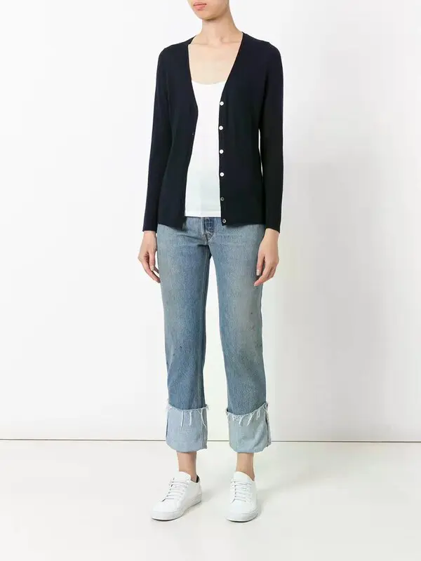 N.peal Cashmere Button Up Cardigan