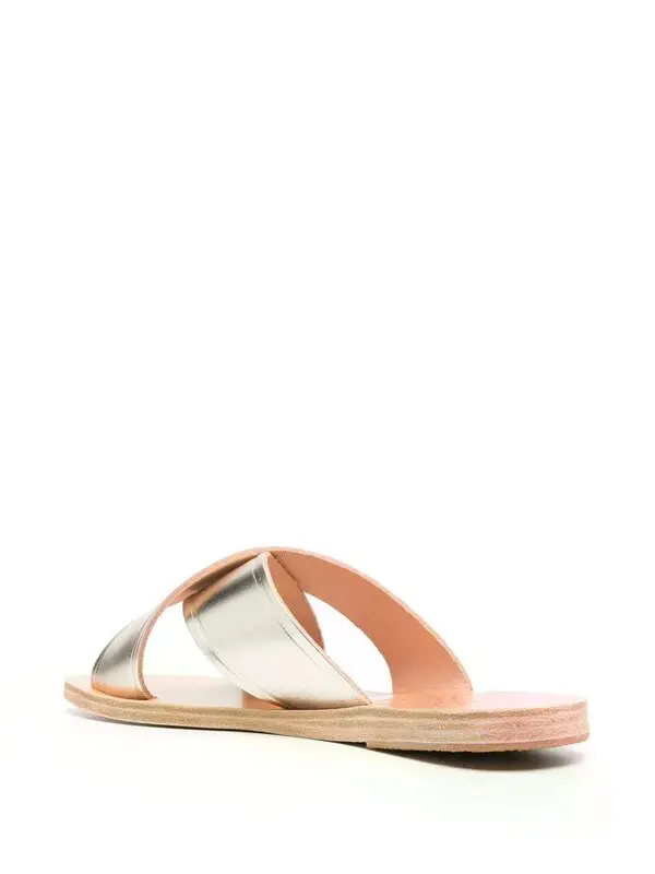 ANCIENT GREEK SANDALS Thais Metallic-effect Sandals