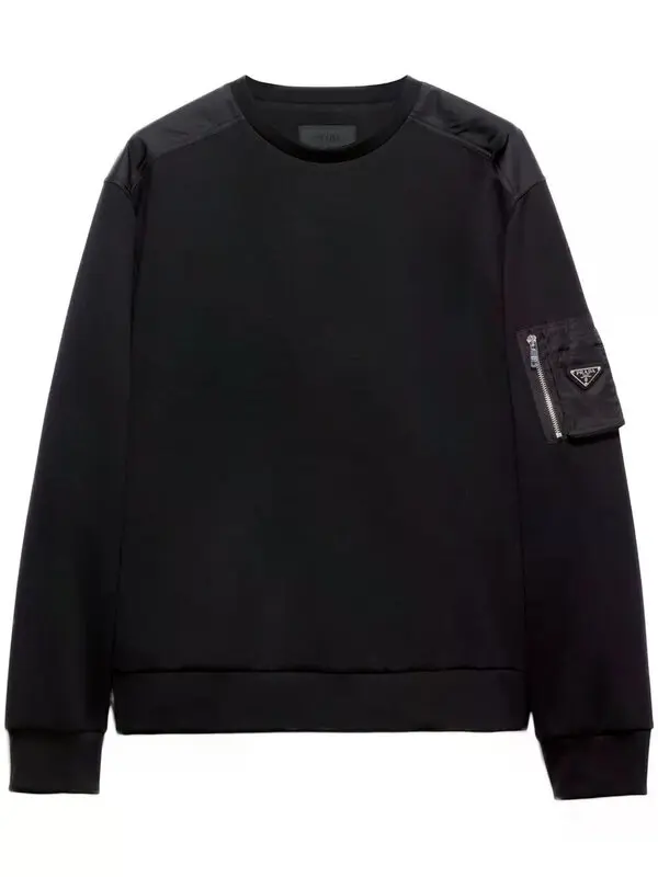 Prada Paneled Sweatshirt