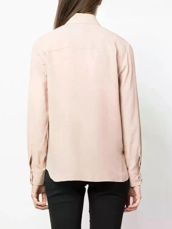 Pinko Jacquard-logo Long-sleeve Shirt