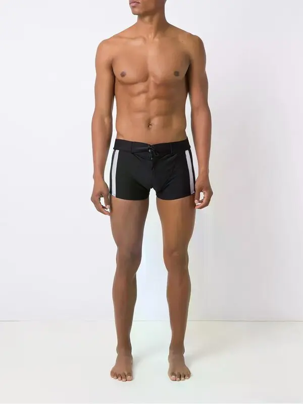 AMIR SLAMA Mesh Panelled Swim Trunks
