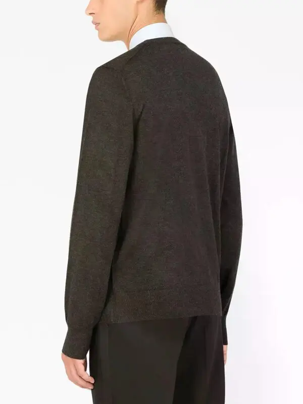 Dolce & Gabbana Cashmere Crew Neck Sweater - Grey