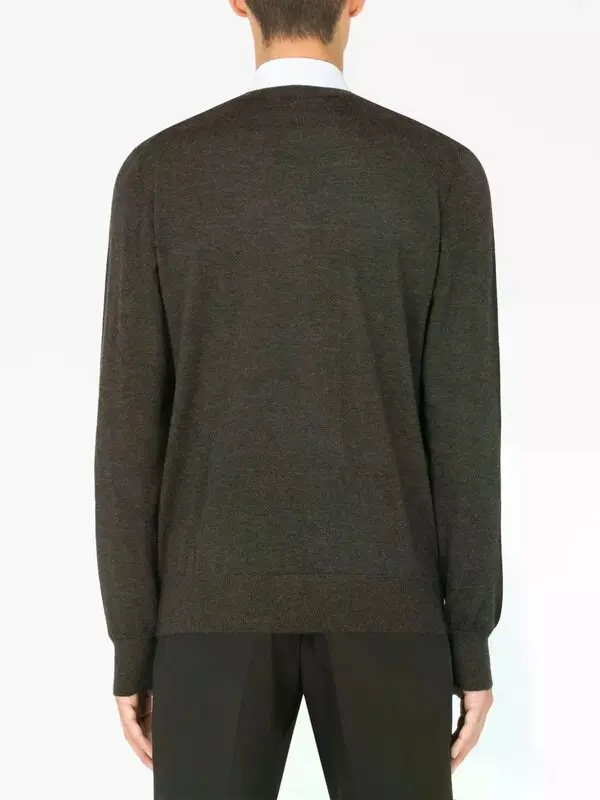 Dolce & Gabbana Cashmere Crew Neck Sweater - Grey