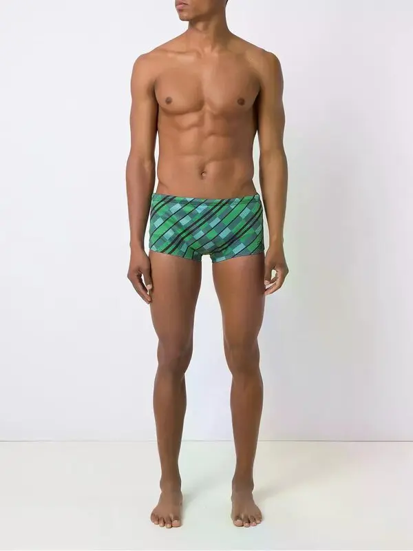 AMIR SLAMA Printed Swim Trunks