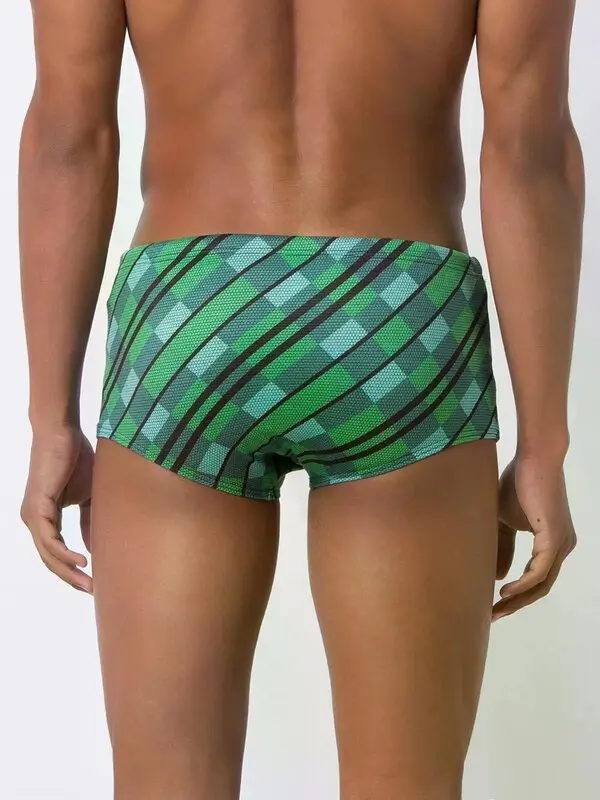AMIR SLAMA Printed Swim Trunks