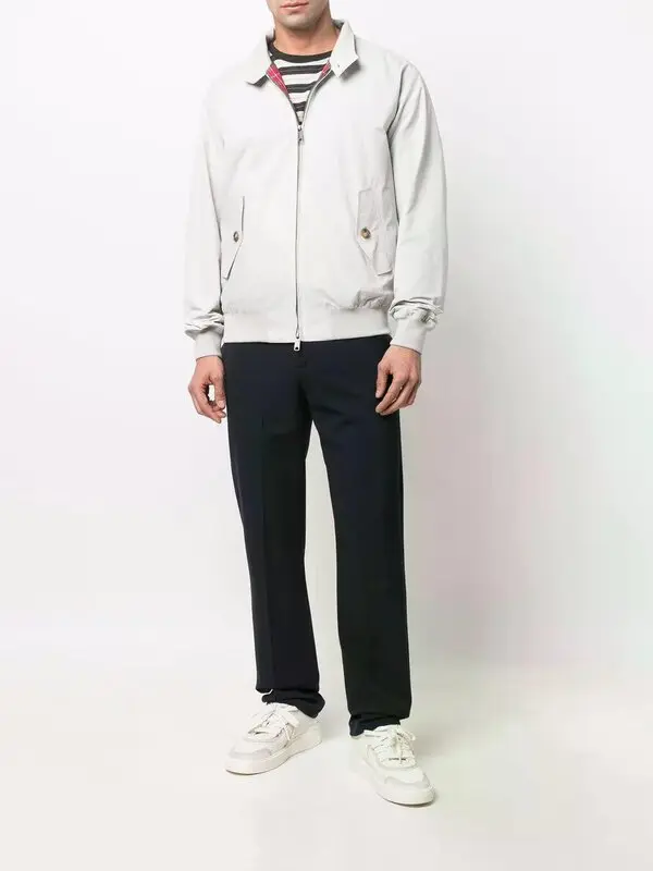 BARACUTA G9 Harrington Bomber Jacket - Grey