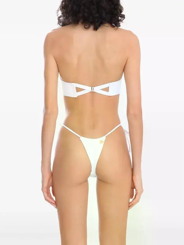 AMIR SLAMA X Jade Picon Draped-detail Bikini Set