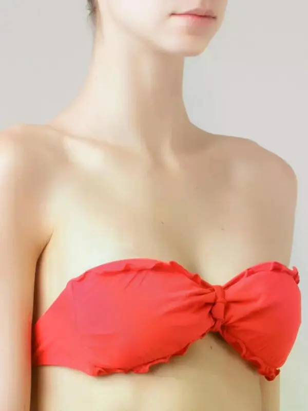 AMIR SLAMA Bandeau Bikini Top