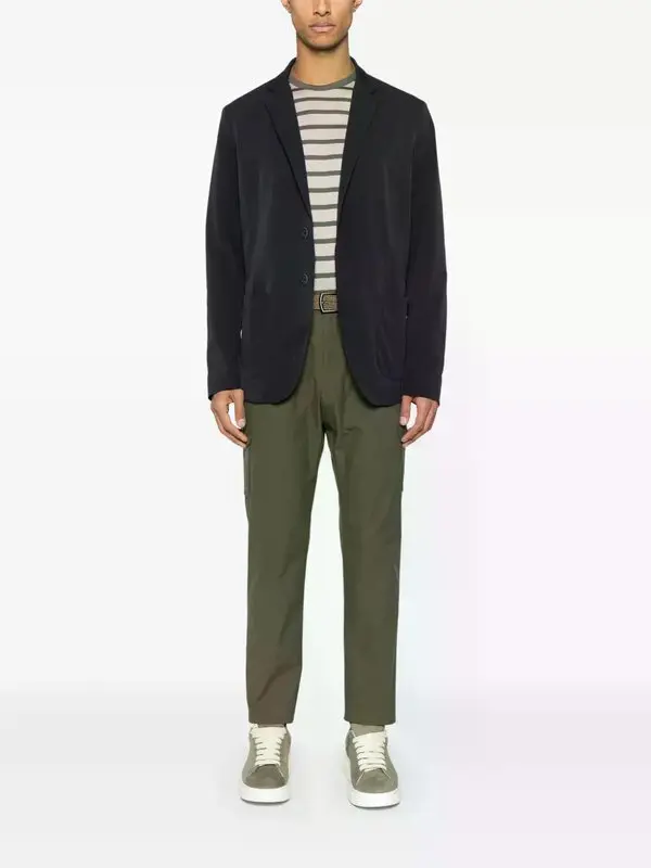 Herno Textured Two-button Blazer - Blue