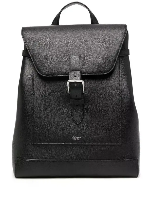 Mulberry Chiltern Logo-embossed Backpack - Black