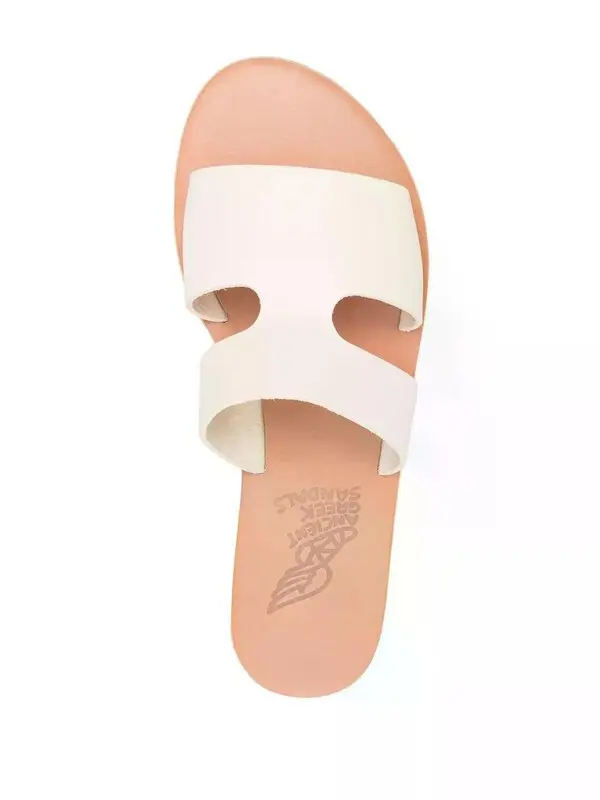 ANCIENT GREEK SANDALS Apteros Leather Sandals - Neutrals