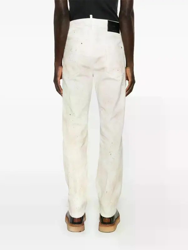 Dsquared2 Paint-splatter Denim Jeans