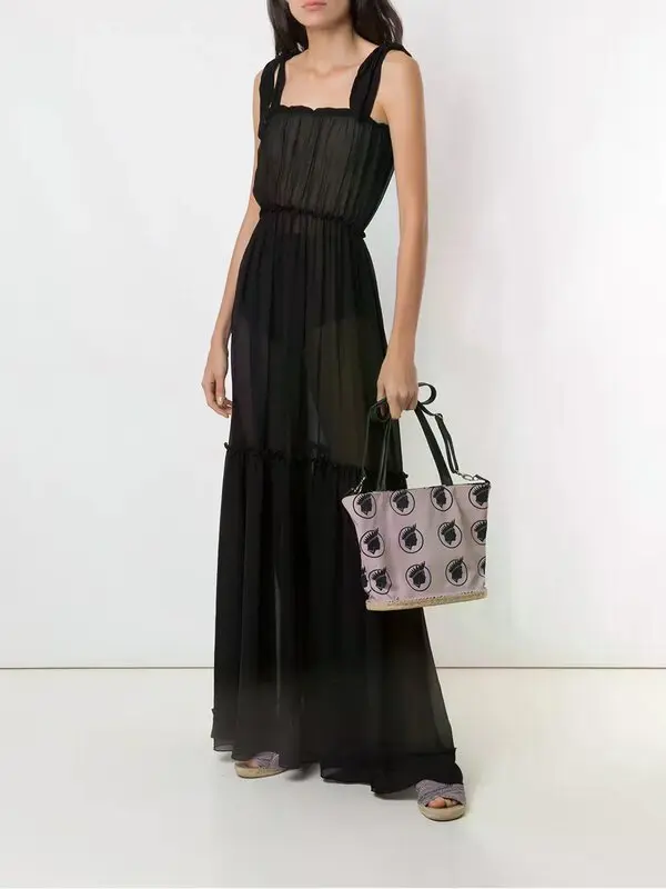 AMIR SLAMA Silk Maxi Dress