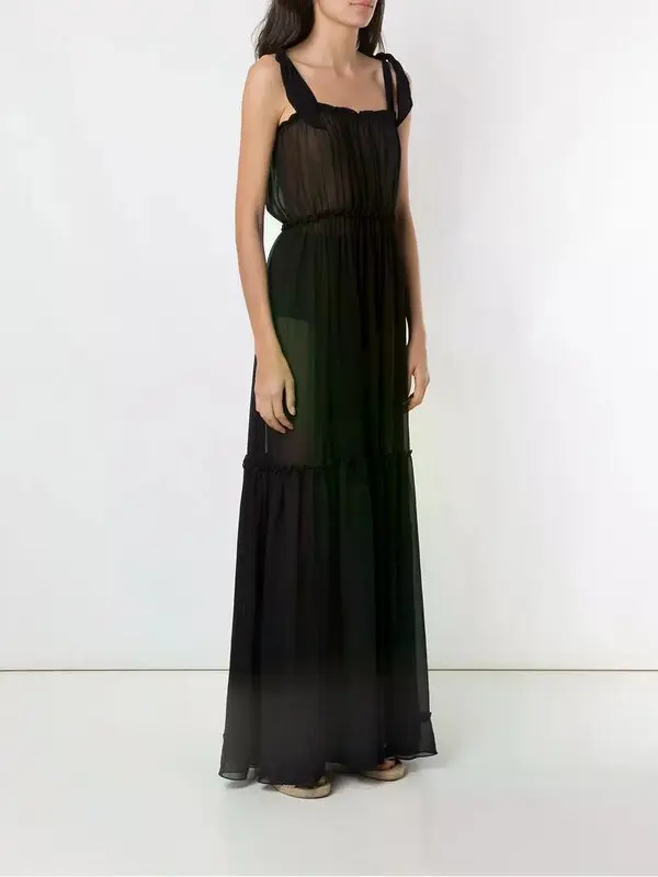 AMIR SLAMA Silk Maxi Dress