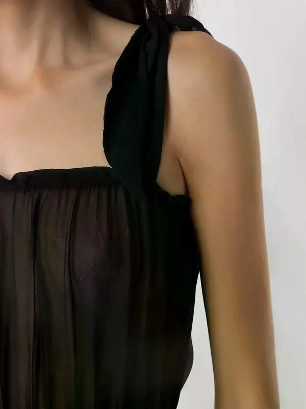AMIR SLAMA Silk Maxi Dress