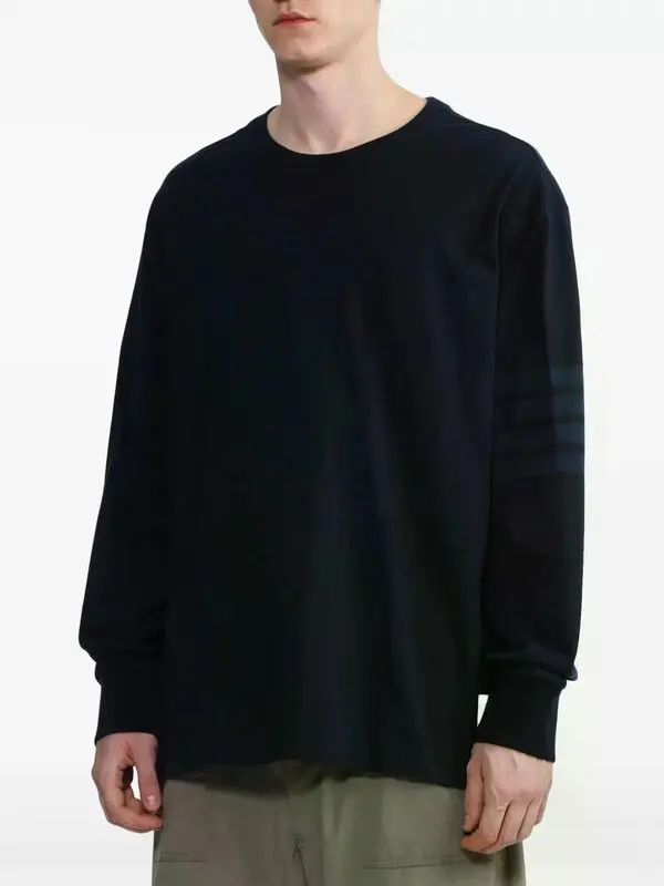 Thom Browne 4-bar Stripe Cotton T-shirt