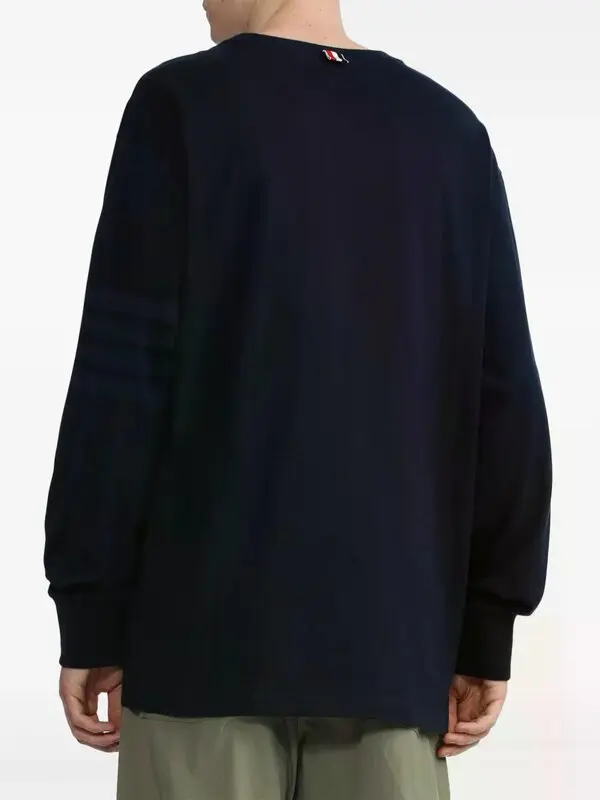 Thom Browne 4-bar Stripe Cotton T-shirt