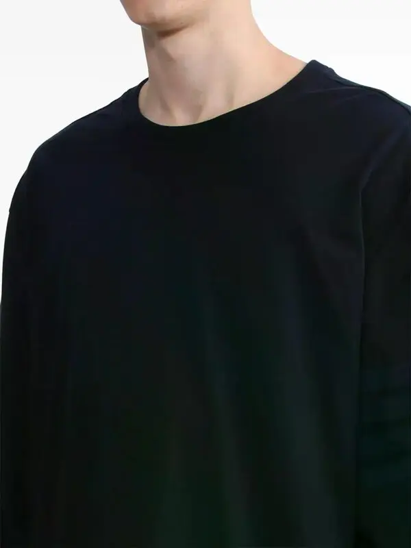 Thom Browne 4-bar Stripe Cotton T-shirt